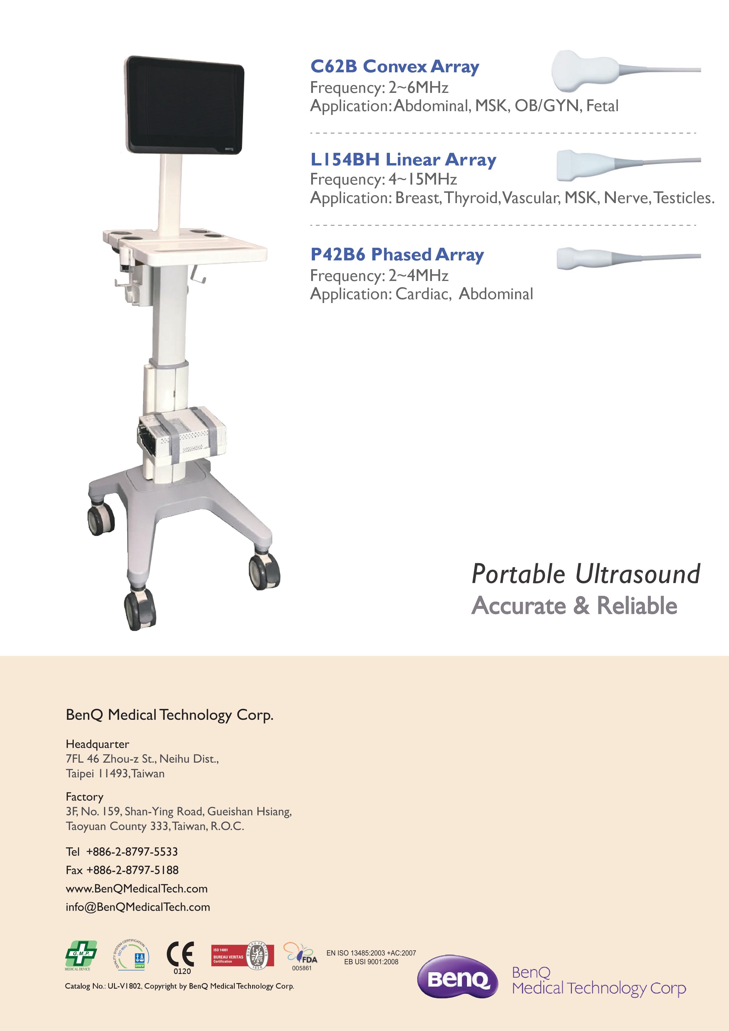 BenQ T3300 (Tablet Ultrasound Imaging System) – 昊佑企業有限公司